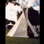 Traditional 10oz Canvas Tipis for Sale | Fort McPherson Tent